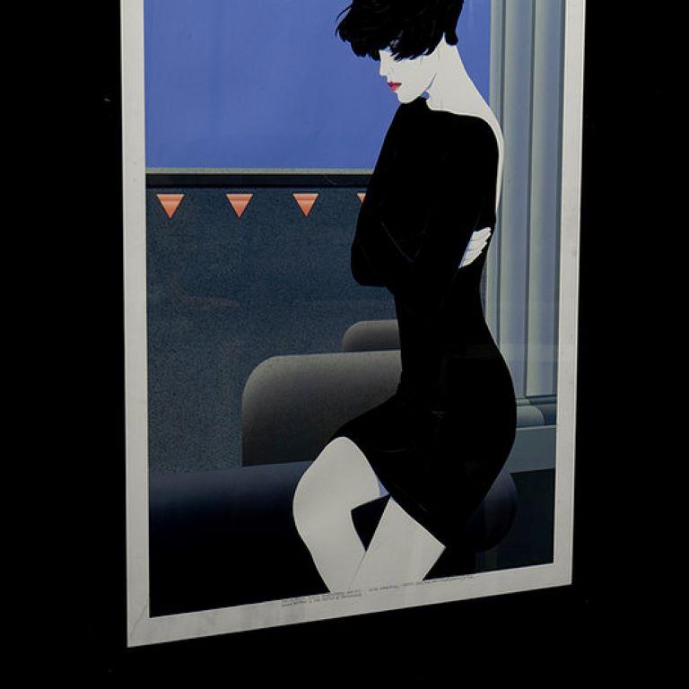 Framed Art Deco Style Limited Edition Print of a Woman, 1980s For Sale ...