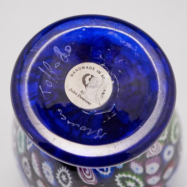 Franco Toffolo John Deacons Silhouette Millefiori Vase C1995 For Sale ...