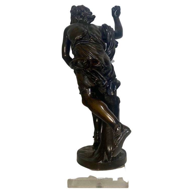 A French bronze figure of Hippomenes, circa 1880 For Sale at 1stDibs