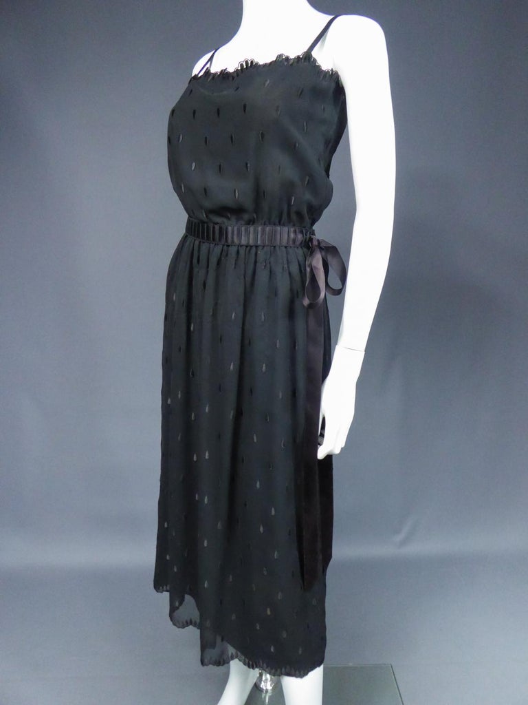 A French Christian Dior Embroidered Chiffon Dress and Blouse Circa 1980 ...