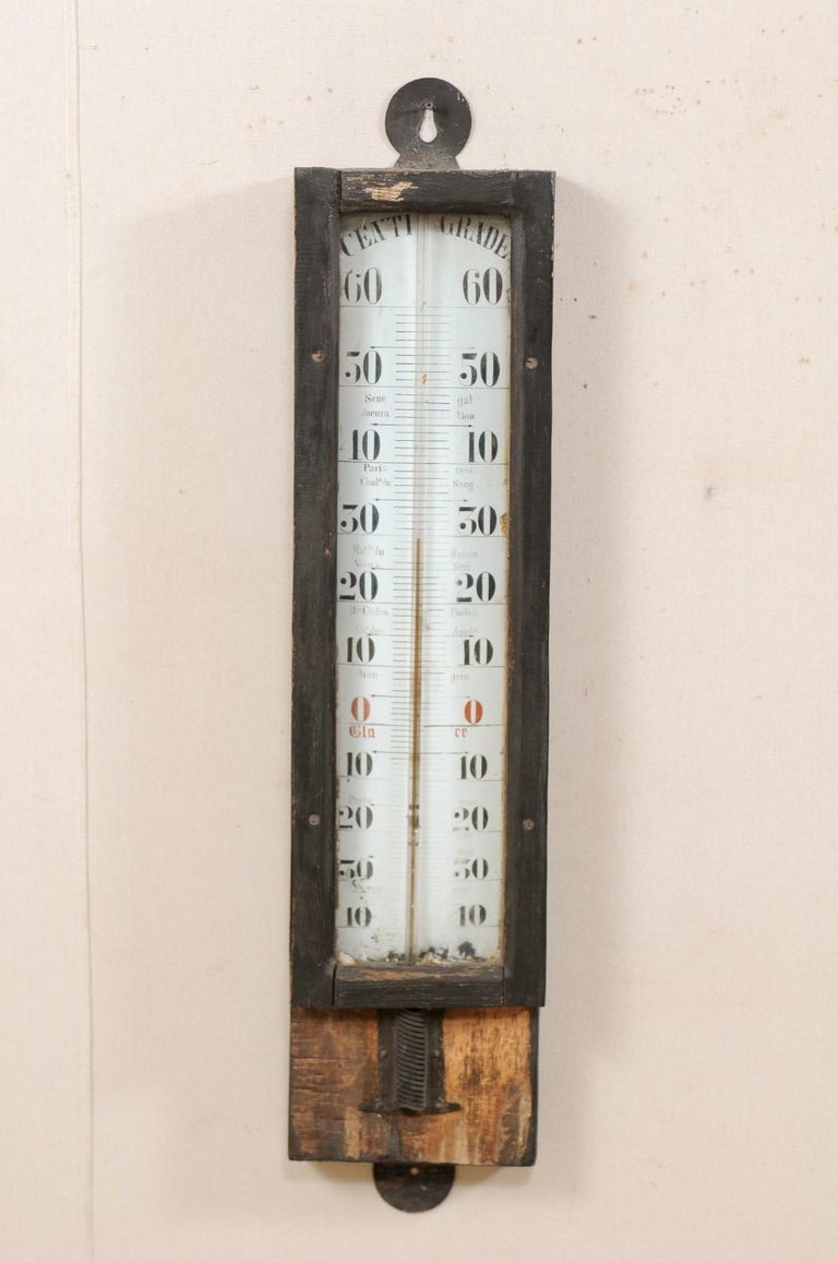 French Mounted Barometer from the 19th Century For Sale at 1stDibs