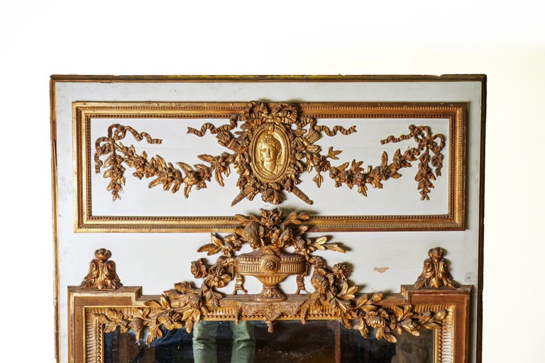 French Tremeau Mirror with Gilt For Sale at 1stDibs
