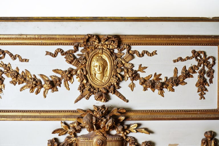 French Tremeau Mirror with Gilt For Sale at 1stDibs