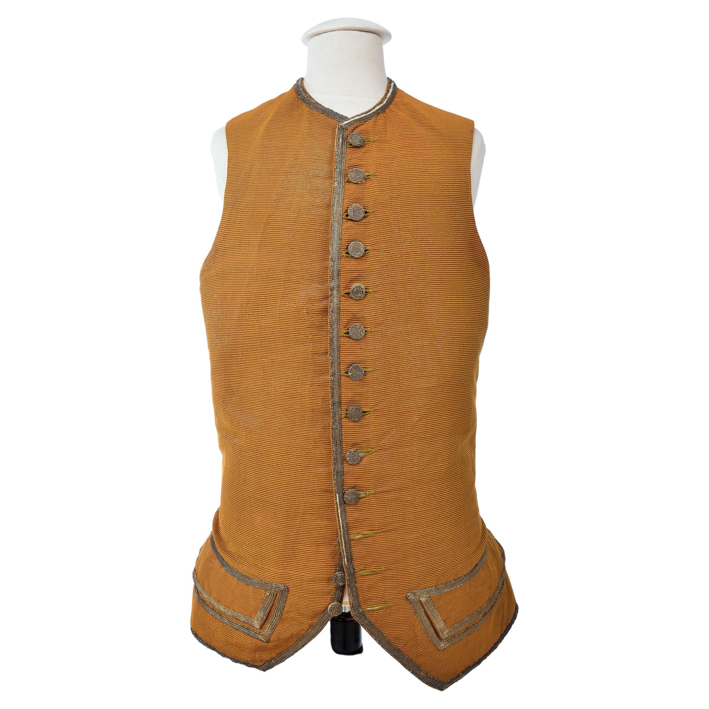 Maria Monacci Gallenga Evening Jacket in Gold Painted Velvet Circa 1930 ...