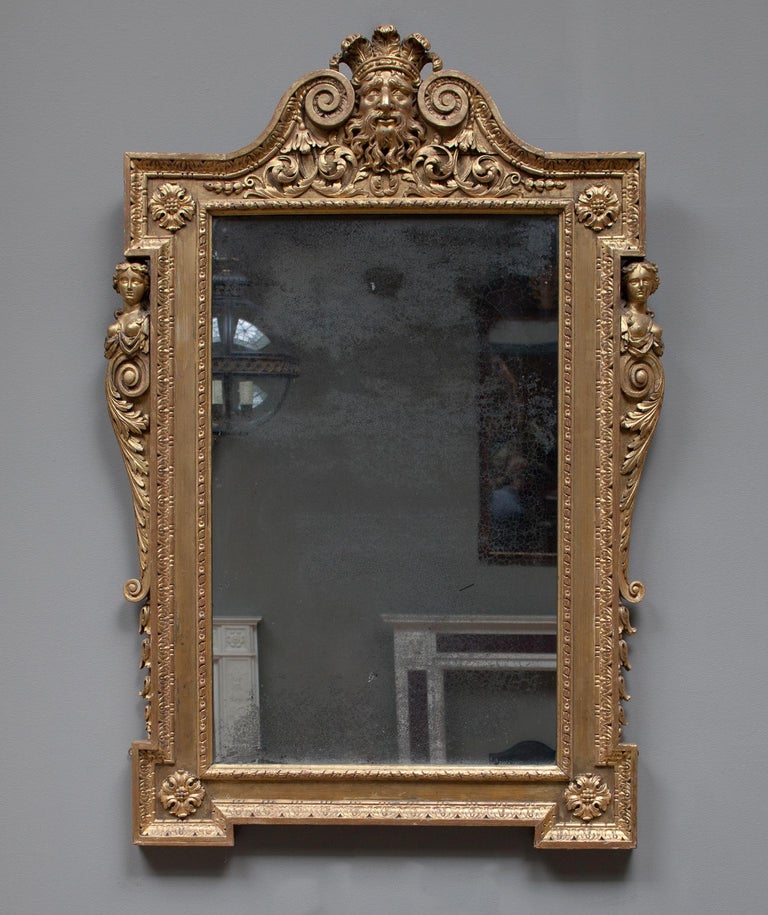 George II Carved Giltwood Pier Mirror at 1stDibs