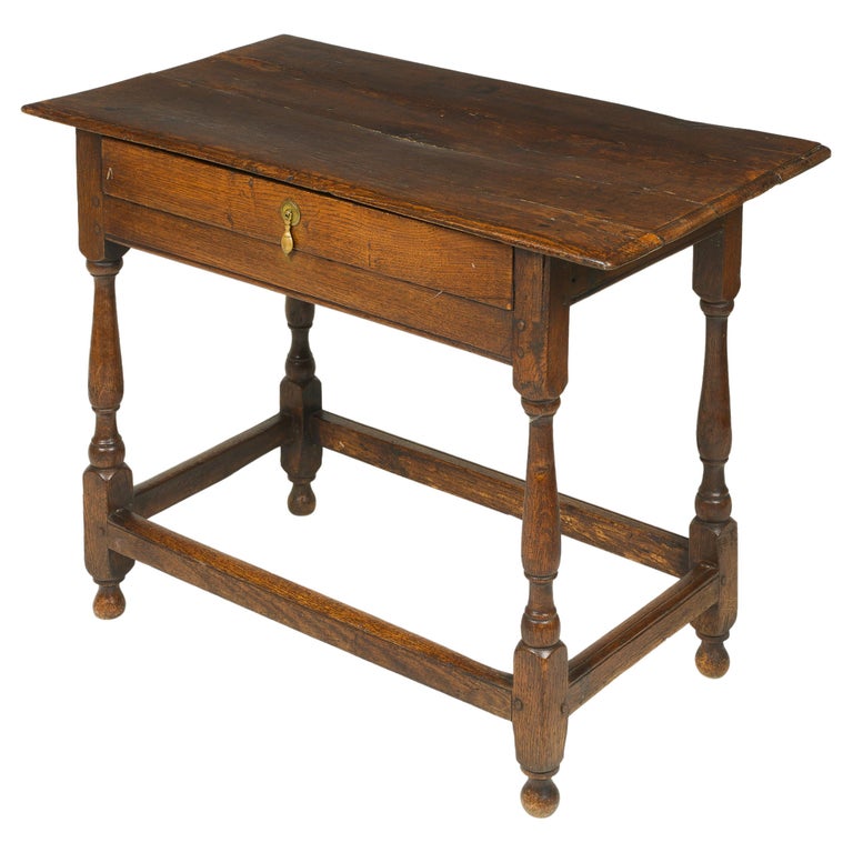 George II Oak Table For Sale at 1stDibs