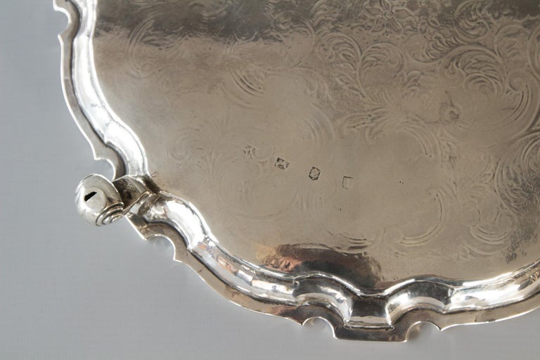 George II Silver Salver by George Hindmarsh, London, 1734 For Sale at ...