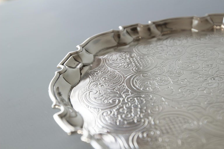 George II Silver Salver by George Hindmarsh, London, 1734 For Sale at ...