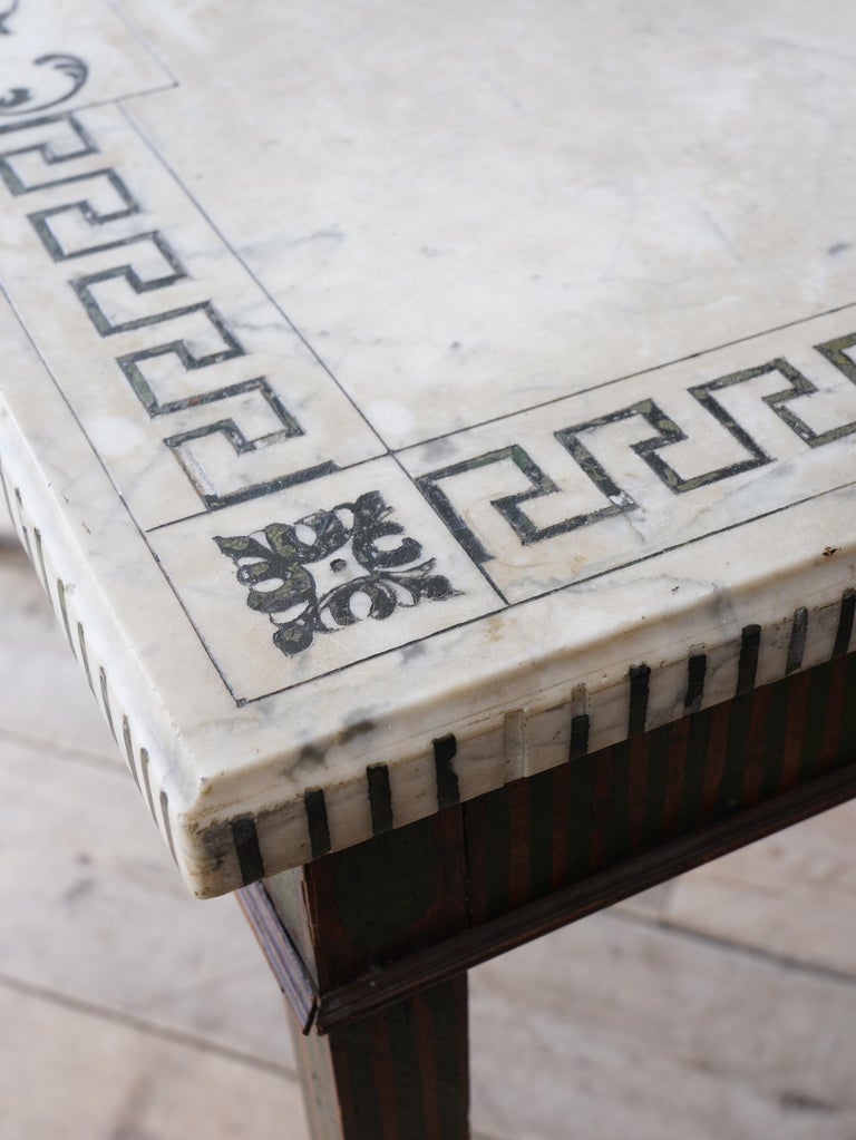 George III Console Table in the Manner of Pietro Bossi For Sale at 1stDibs