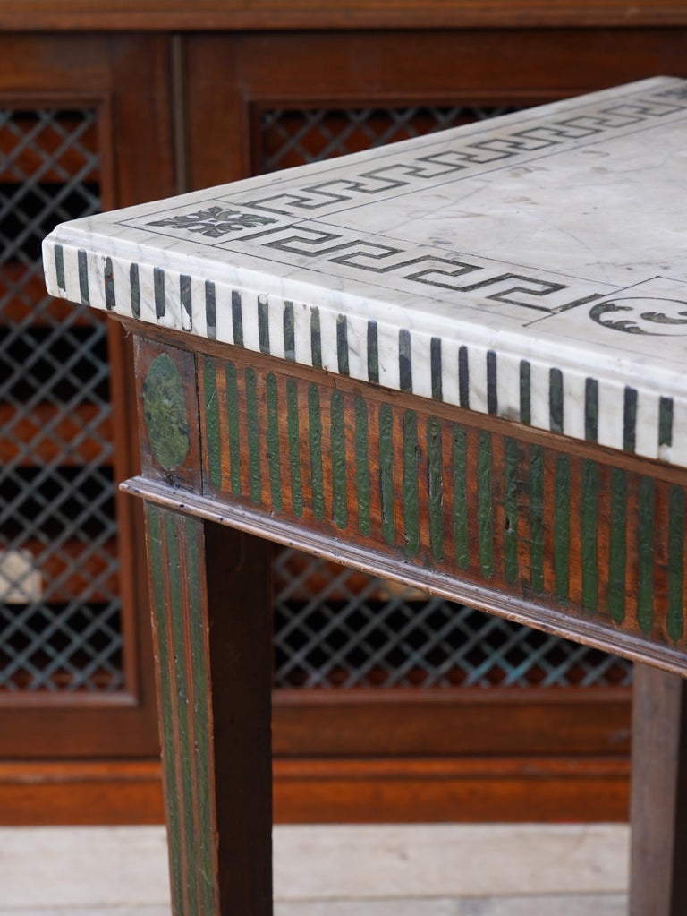 George III Console Table in the Manner of Pietro Bossi For Sale at 1stDibs