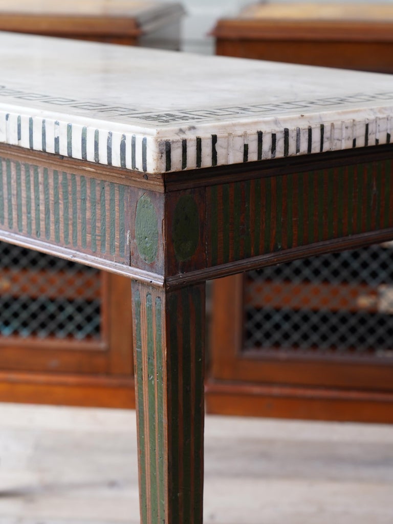George III Console Table in the Manner of Pietro Bossi For Sale at 1stDibs