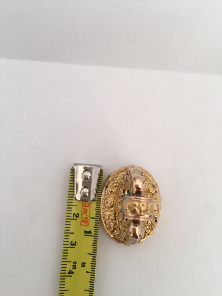 Georgian Lyre Shaped Gold Musical Fob at 1stDibs