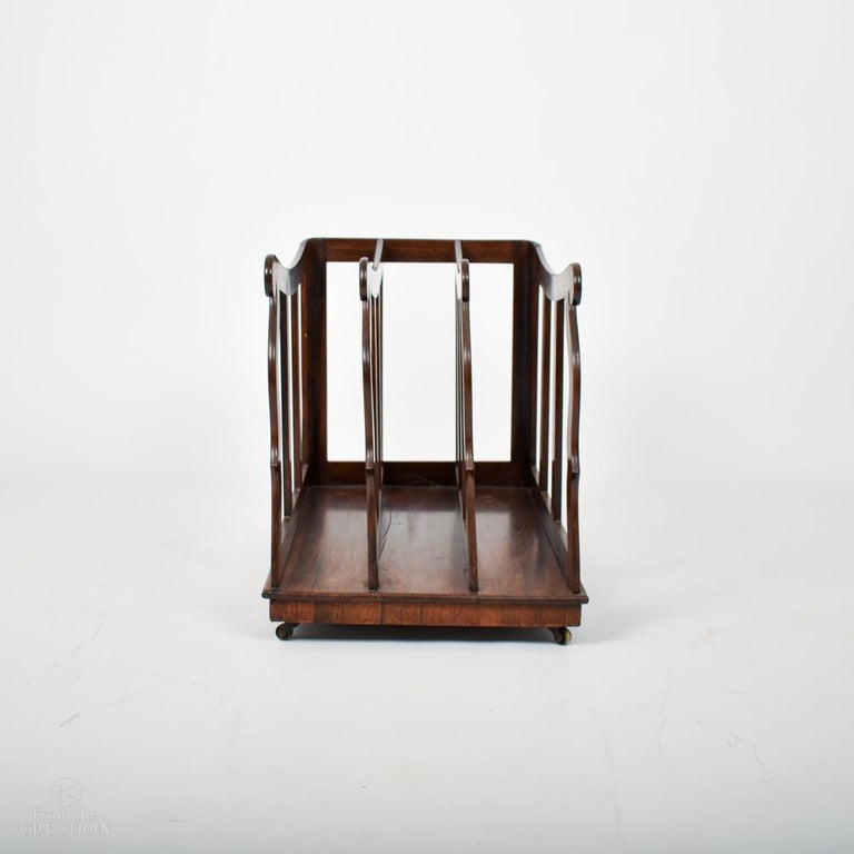 Georgian Mahogany Paper Rack circa, 1800 For Sale at 1stDibs