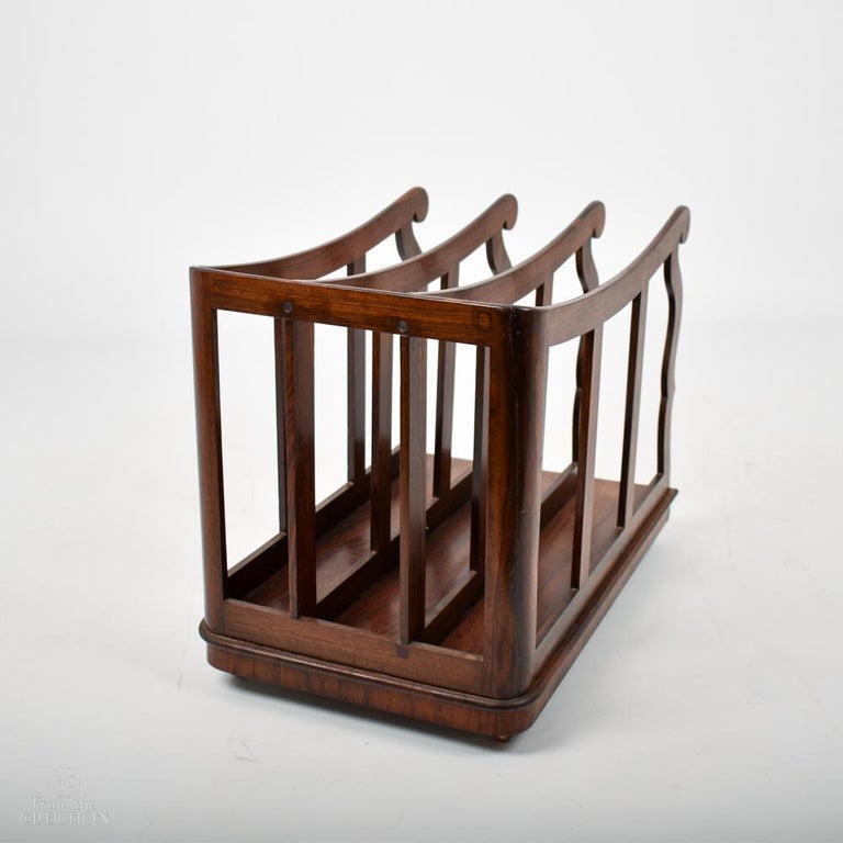 Georgian Mahogany Paper Rack circa, 1800 For Sale at 1stDibs