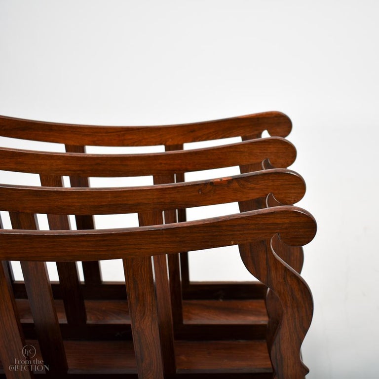 Georgian Mahogany Paper Rack circa, 1800 For Sale at 1stDibs