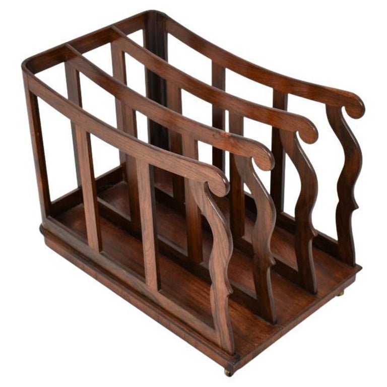 Georgian Mahogany Paper Rack circa, 1800 For Sale at 1stDibs