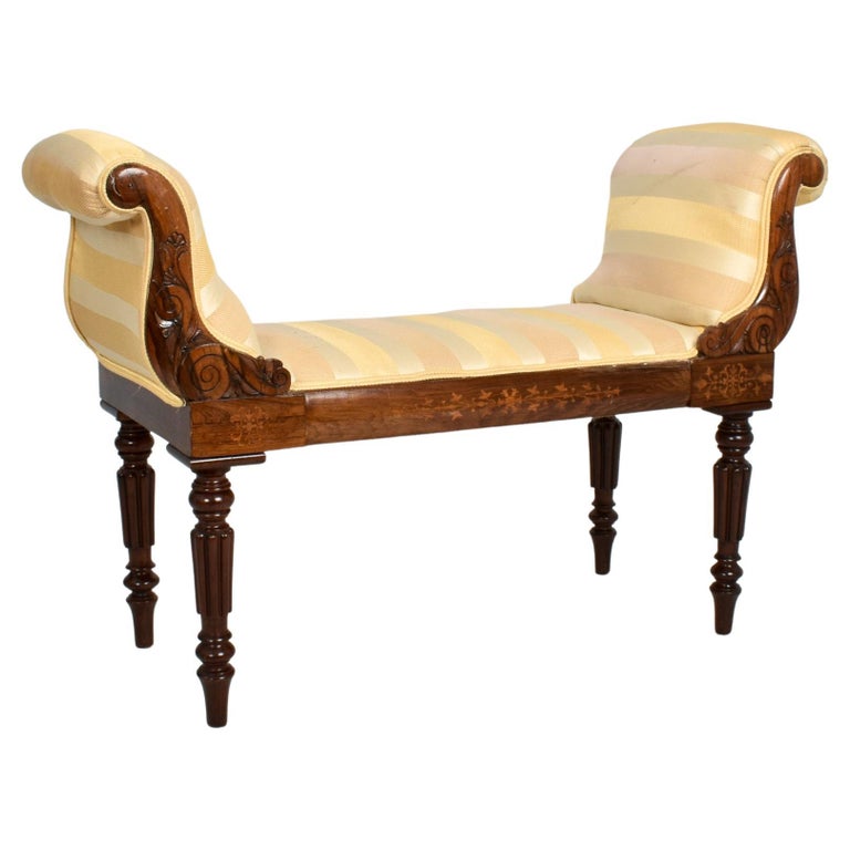 A Gillows Mahogany Window Seat circa 1840 For Sale at 1stDibs