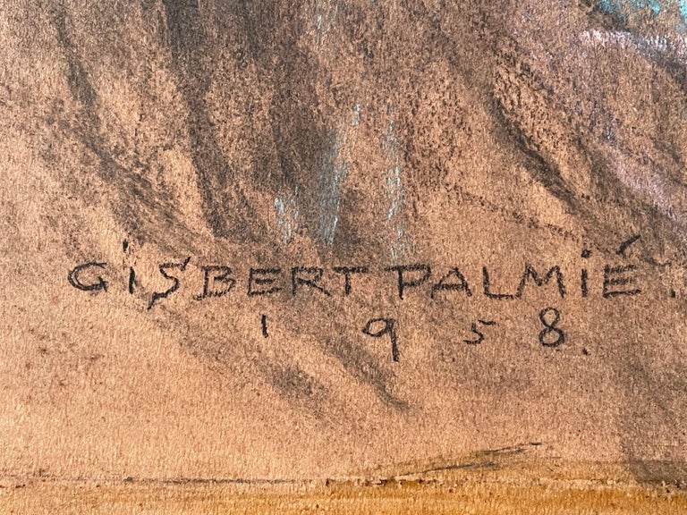 Gisbert Palmie Drawing, 1958 For Sale at 1stDibs