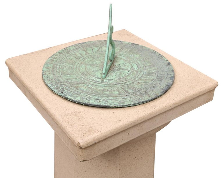 Glazed Ceramic Lefco Sundial For Sale at 1stDibs