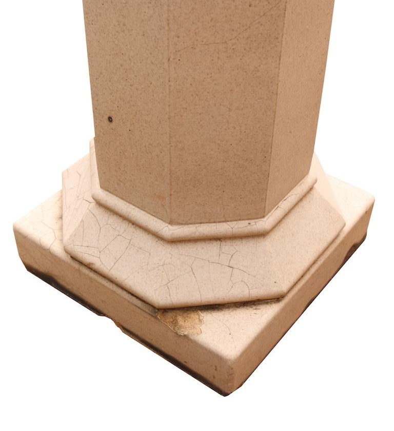 Glazed Ceramic Lefco Sundial For Sale at 1stDibs