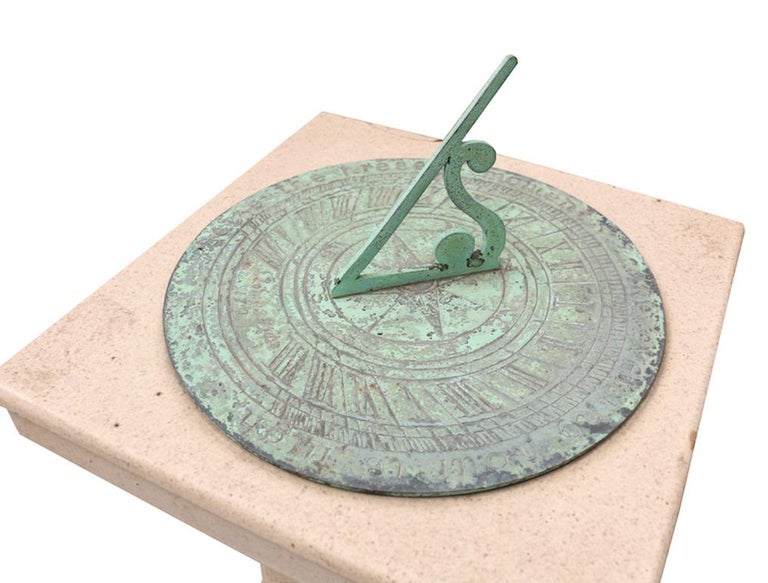 Glazed Ceramic Lefco Sundial For Sale at 1stDibs