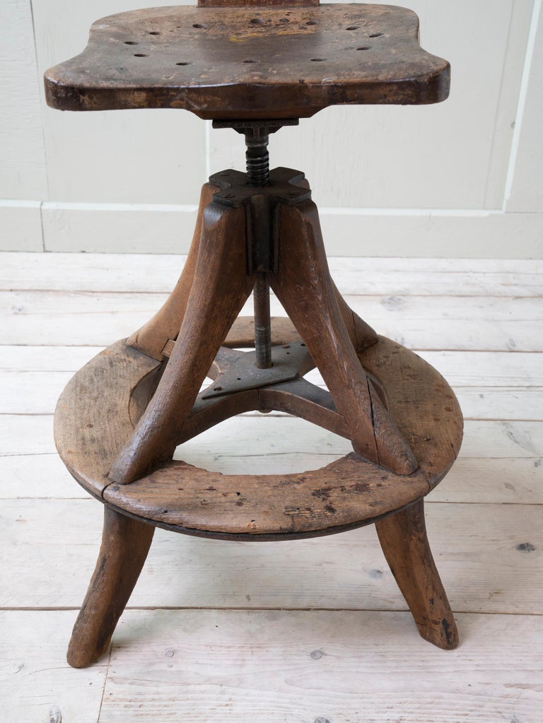 Glenister of High Wycombe Draughtsman's Task Chair For Sale at 1stDibs