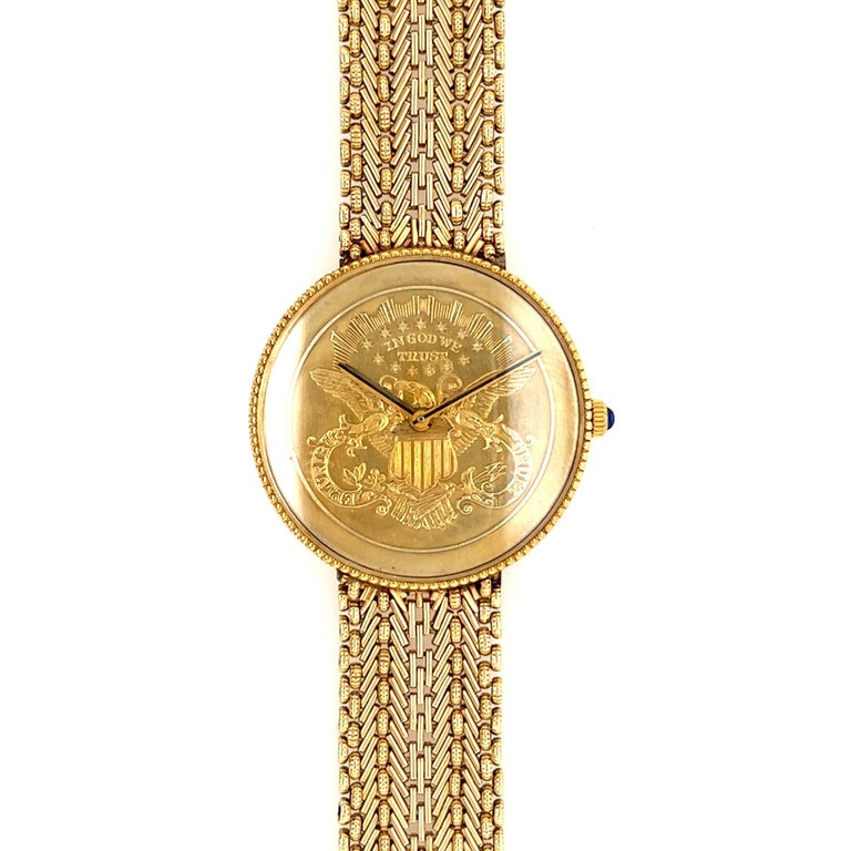 Gold US Coin Watch For Sale at 1stDibs