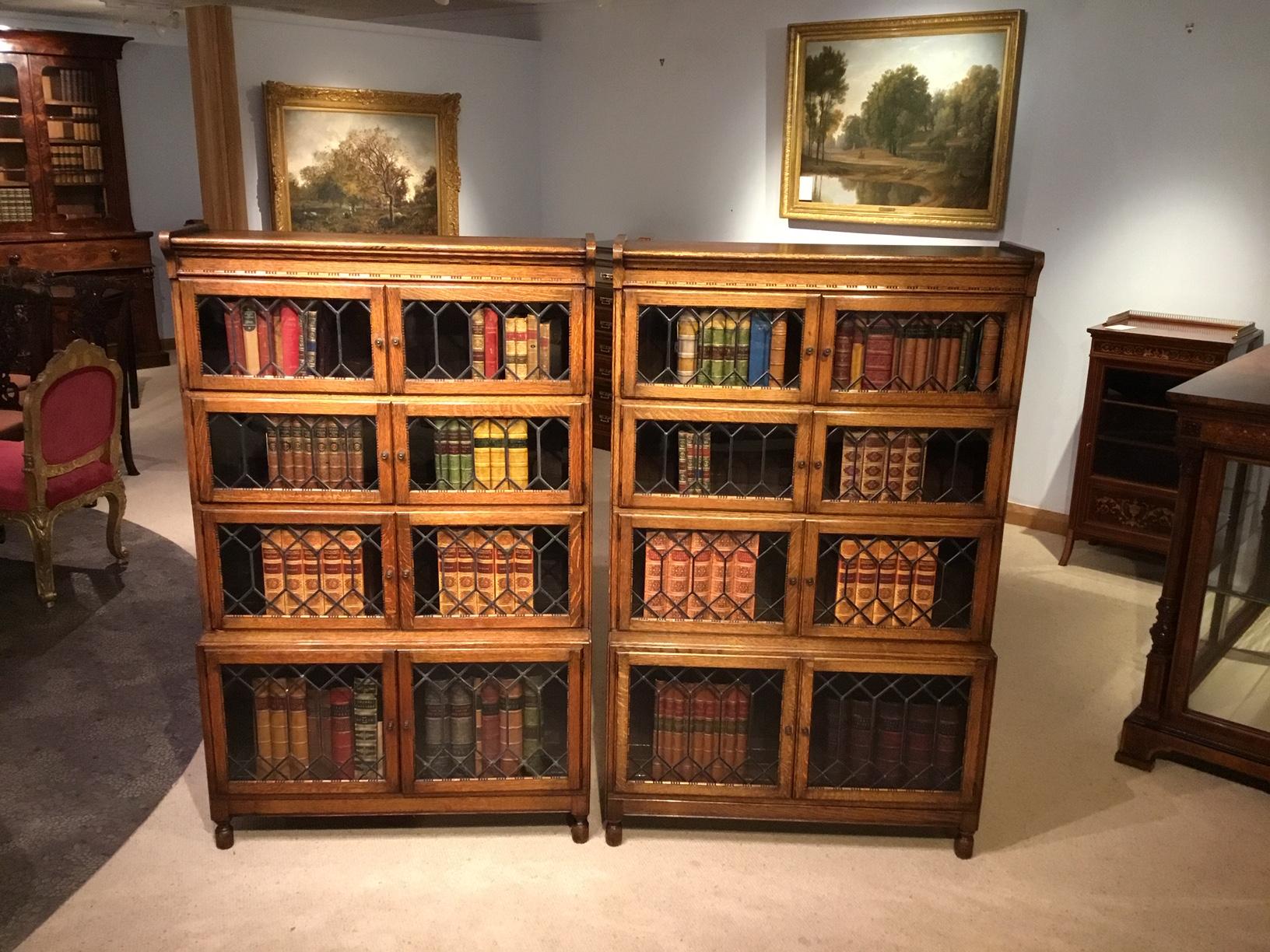 Good Pair of Stacking Bookcases by Minty of Oxford at 1stDibs