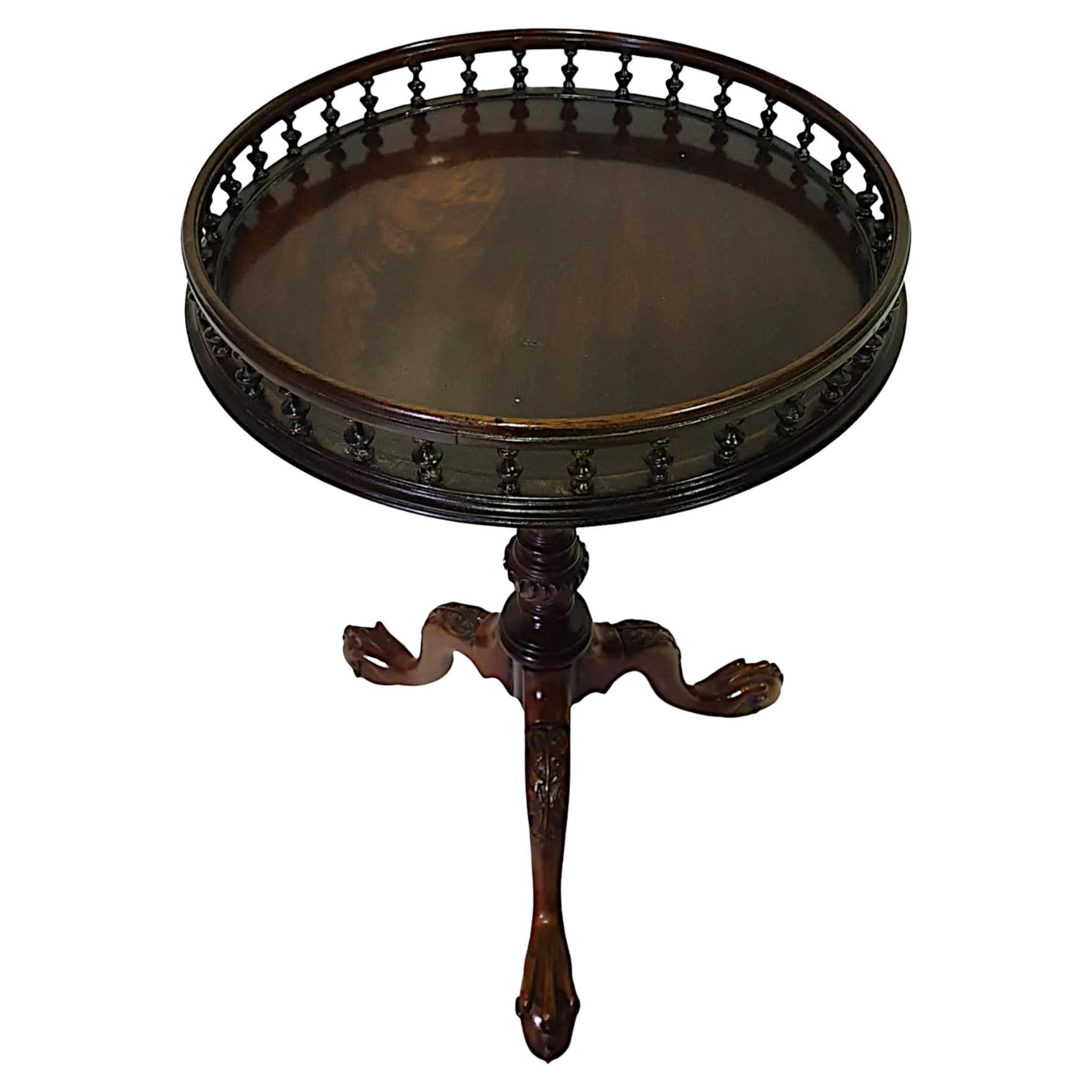 20th Century Walnut Flip Top Occasional Table at 1stDibs