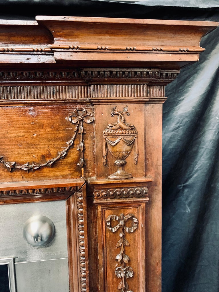 Grand Scottish Early 19th Century Carved Wooden Georgian Fireplace ...