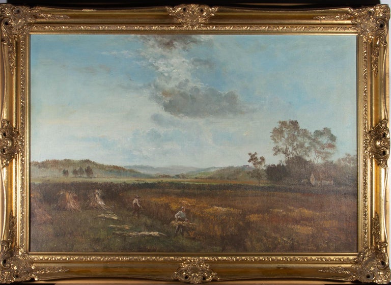 A. Greig - A. Greig - 20th Century Oil, Haymaking For Sale at 1stDibs