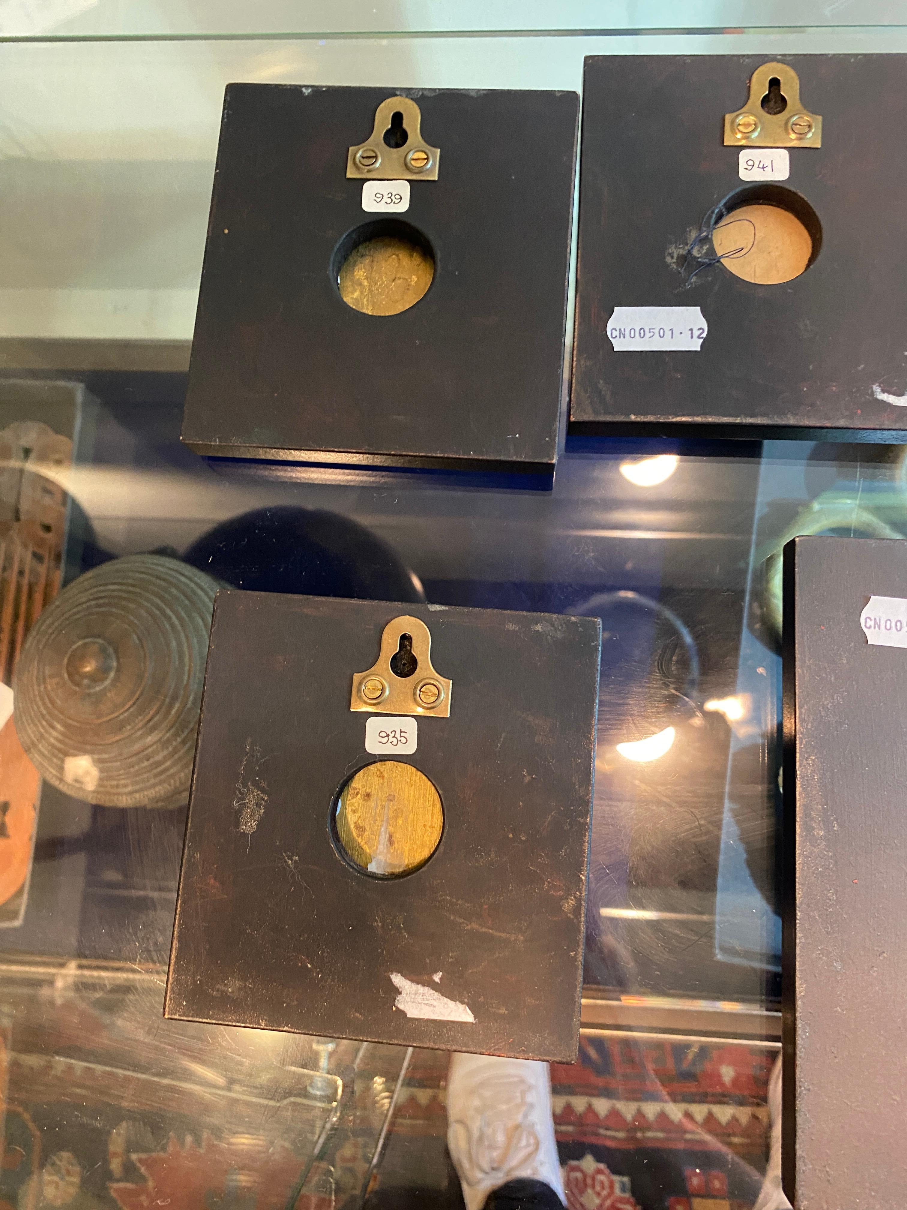 Group of Seven Various 19th Century Miniature Brass Icons For Sale at ...