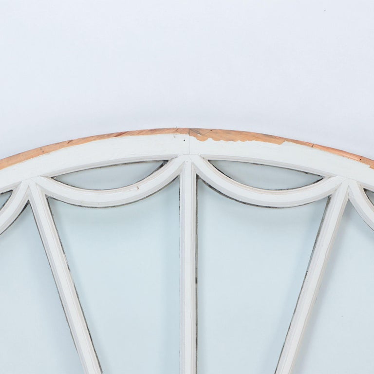 Half Round Painted Iron Transome Window, French, circa 1900 For Sale at ...