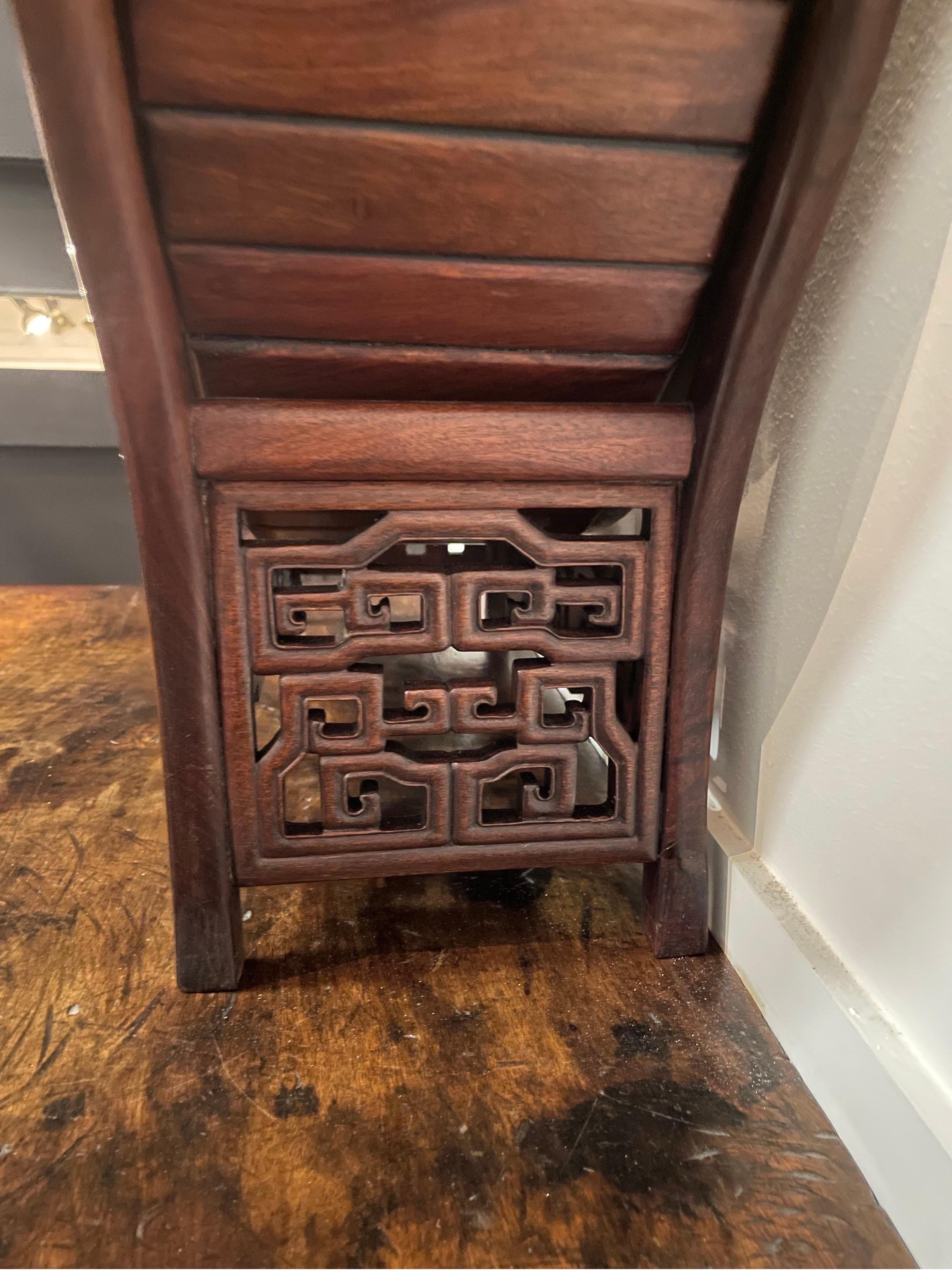 A Hardwood Moon Shape Display Cabinet, 20th century For Sale at 1stDibs