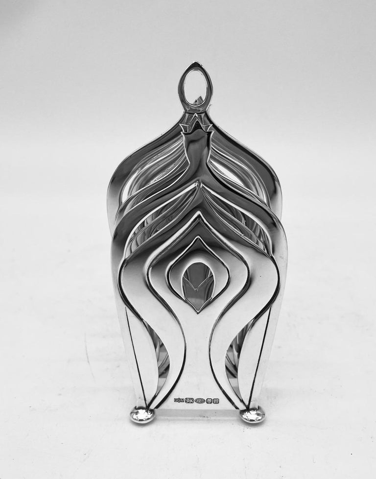 Highly Unusual Silver Toast or Letter Rack Designed and Made by Grant ...