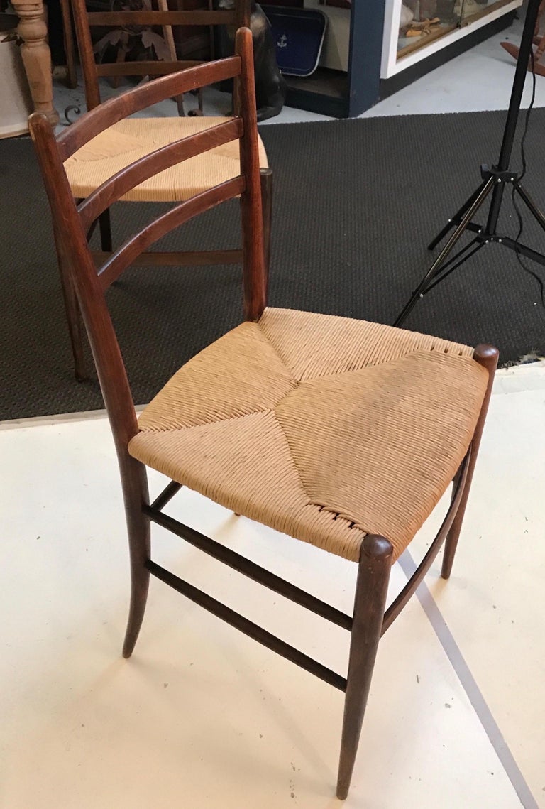 A His and Hers Traditional Pair of Ladder Back Spinetto Chiavari Chairs ...