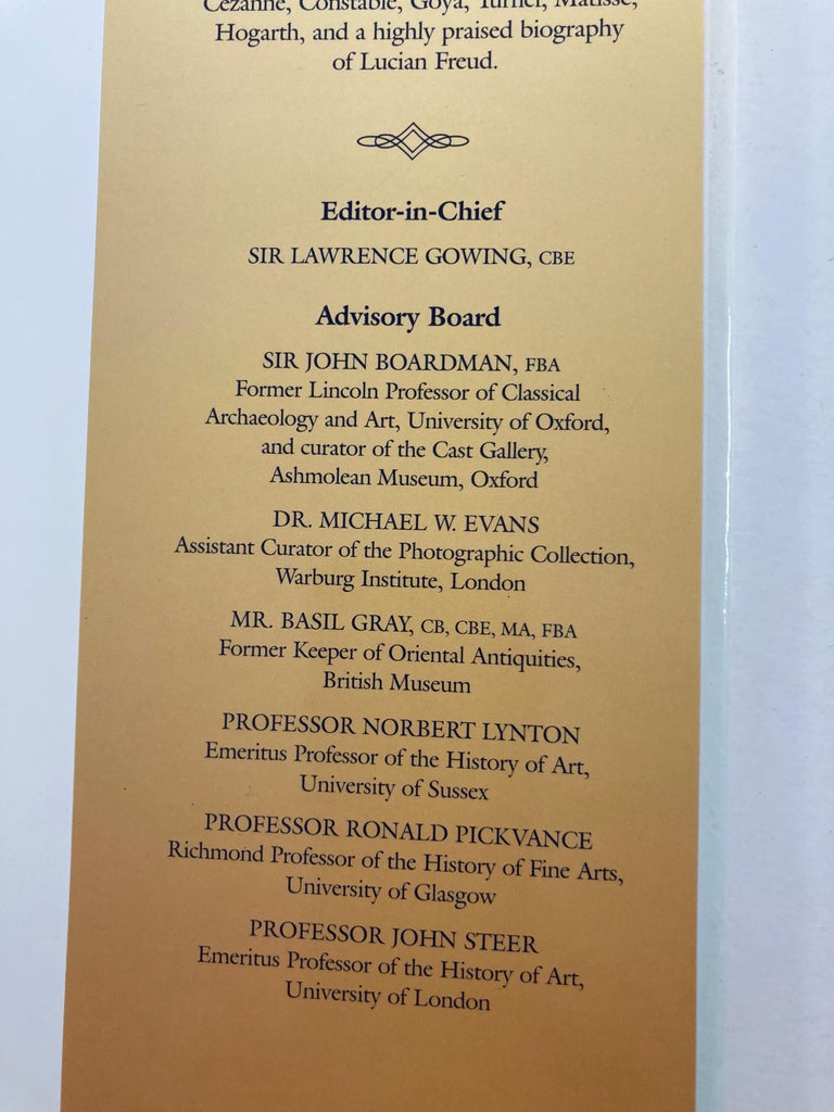 A History of Art by Lawrence Gowing Large Heavy Art Table Book For Sale ...