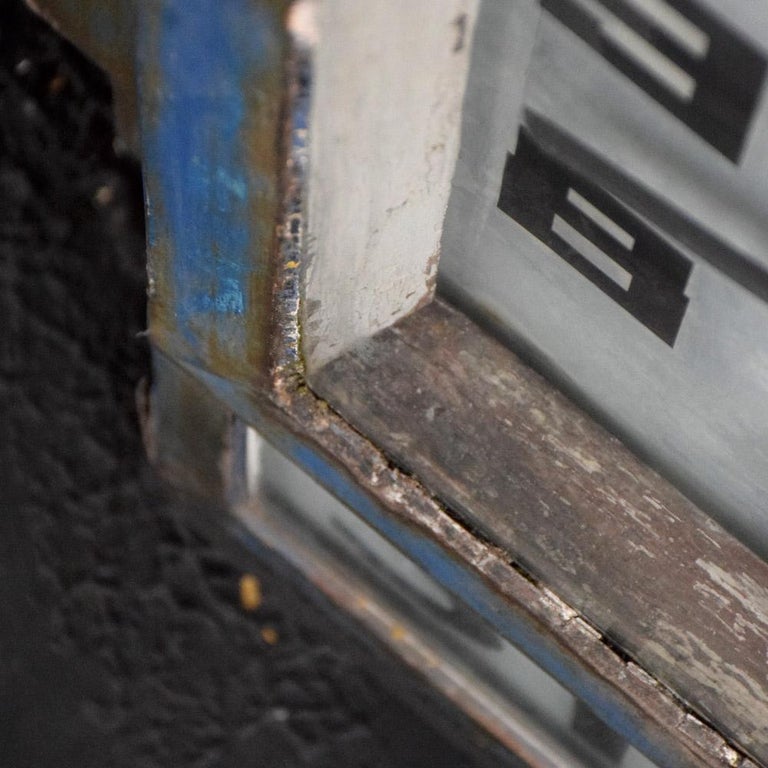 Huge Illuminated Advertising Clock by Gensign For Sale at 1stDibs