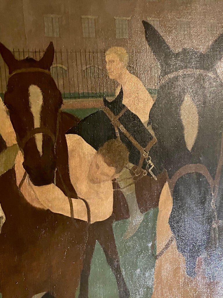 Huge Impressive Painting, by Eleanor Barbara Shiffner 1896-1982 ...