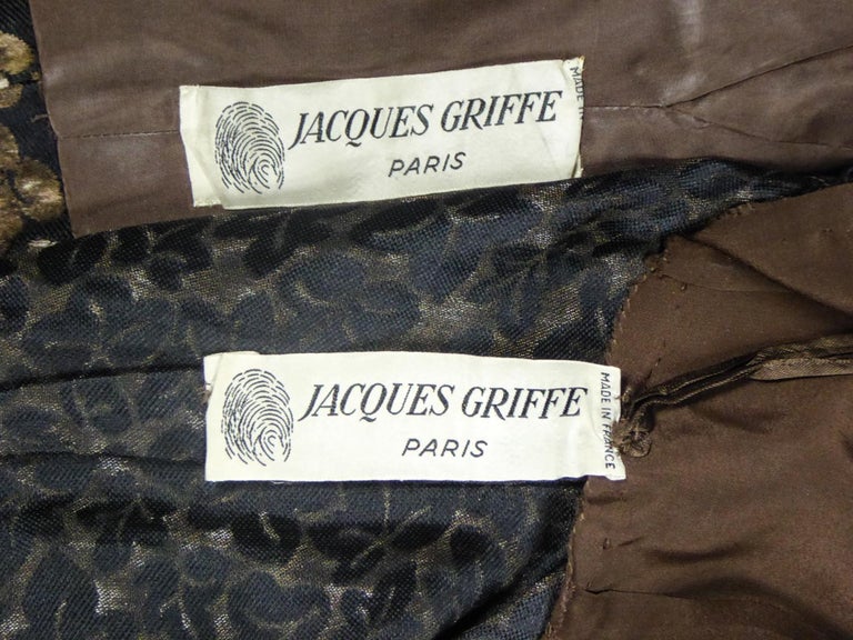 A Jacques Griffe French Couture Dress and Jacket Set Circa 1960 For ...