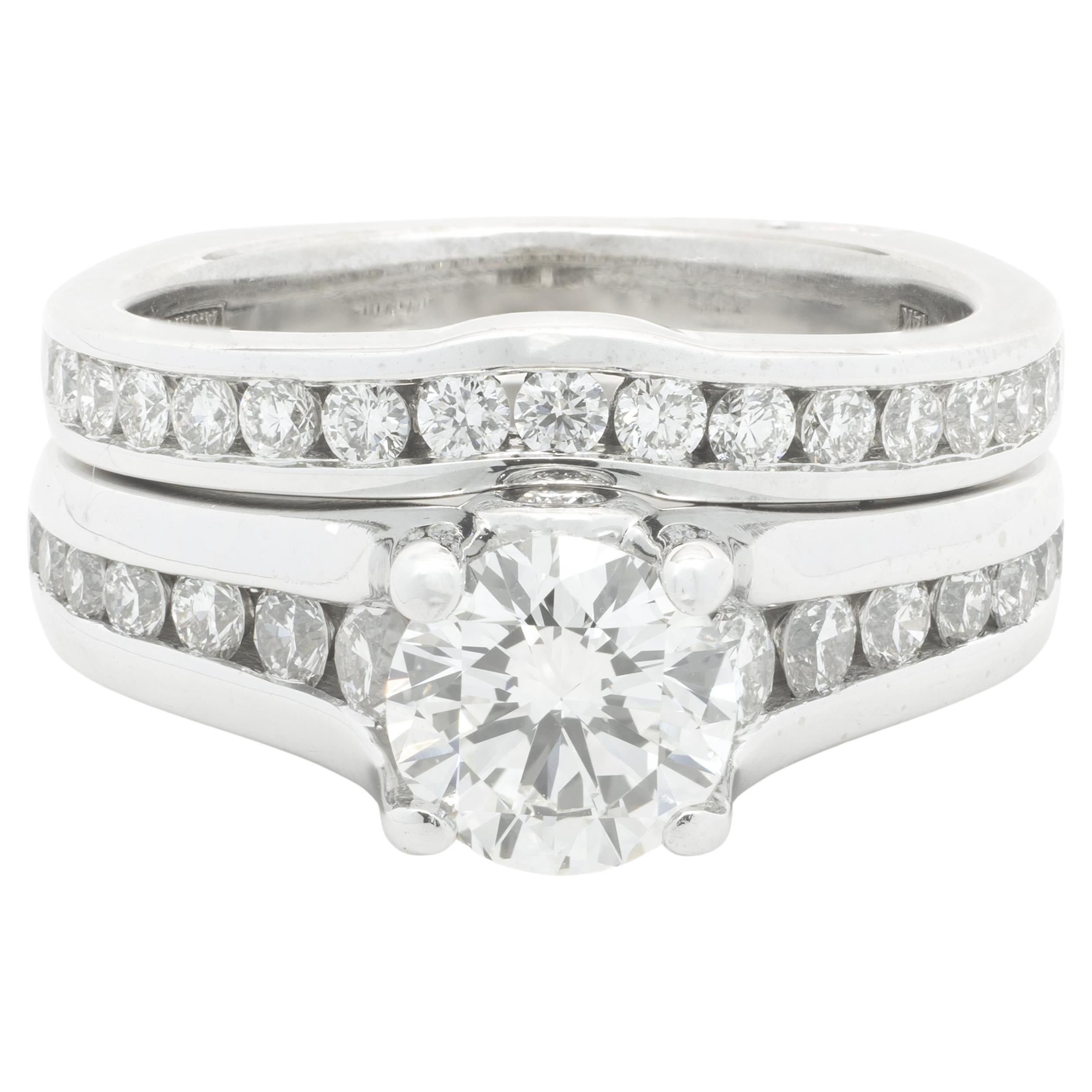 14k White and Rose Gold, 0.80ct Round Brilliant Diamond “Neil Lane ...