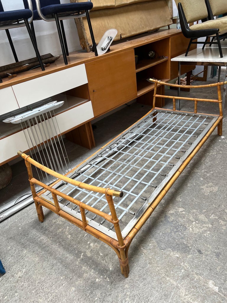 Japanese Style Daybed in Bamboo at 1stDibs