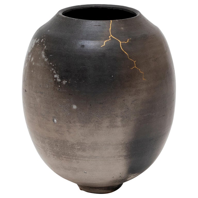 Kintsugi Ceramic Vase by Karen Swami at 1stDibs