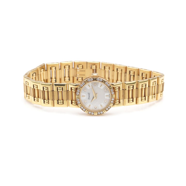 A ladies’ Piaget Mini Dancer 18kt yellow gold and diamond bracelet ...