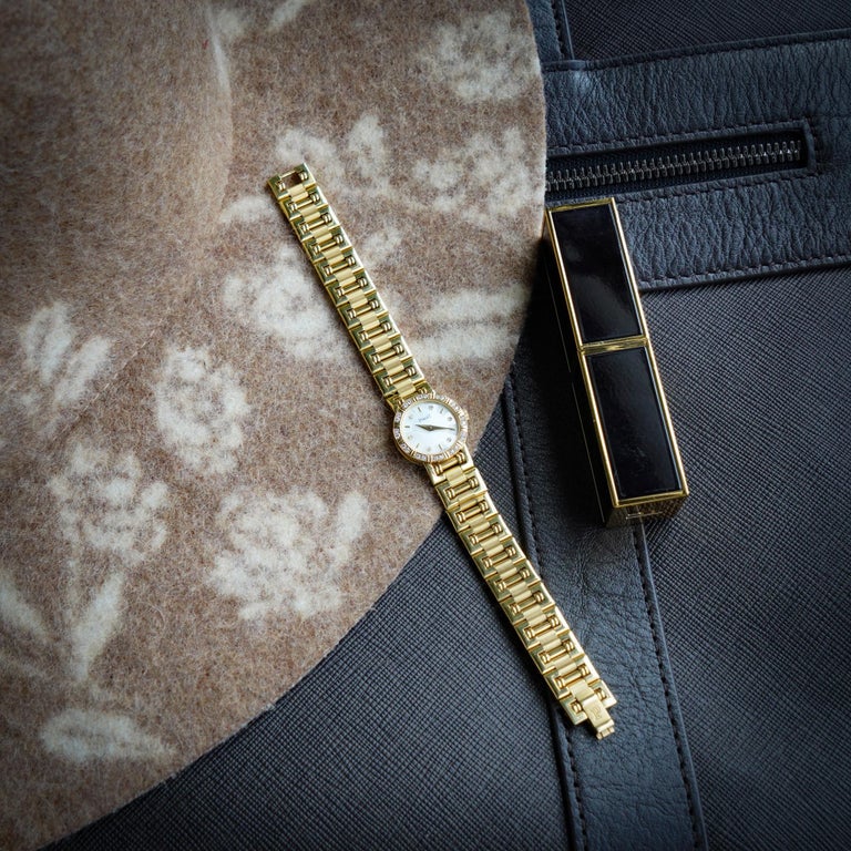 A ladies’ Piaget Mini Dancer 18kt yellow gold and diamond bracelet ...