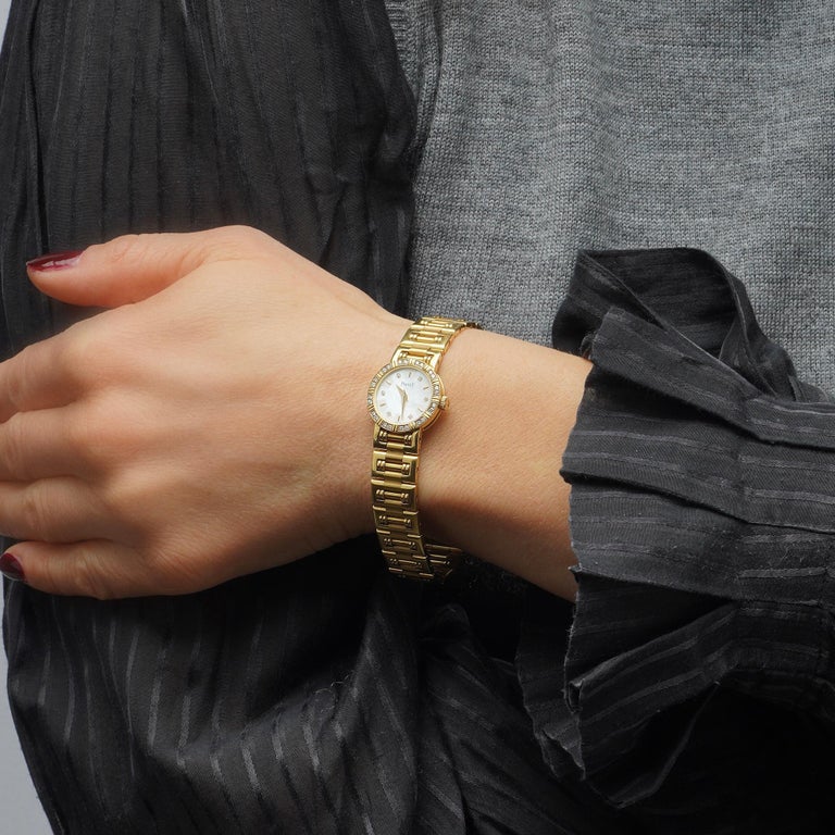 A ladies’ Piaget Mini Dancer 18kt yellow gold and diamond bracelet ...