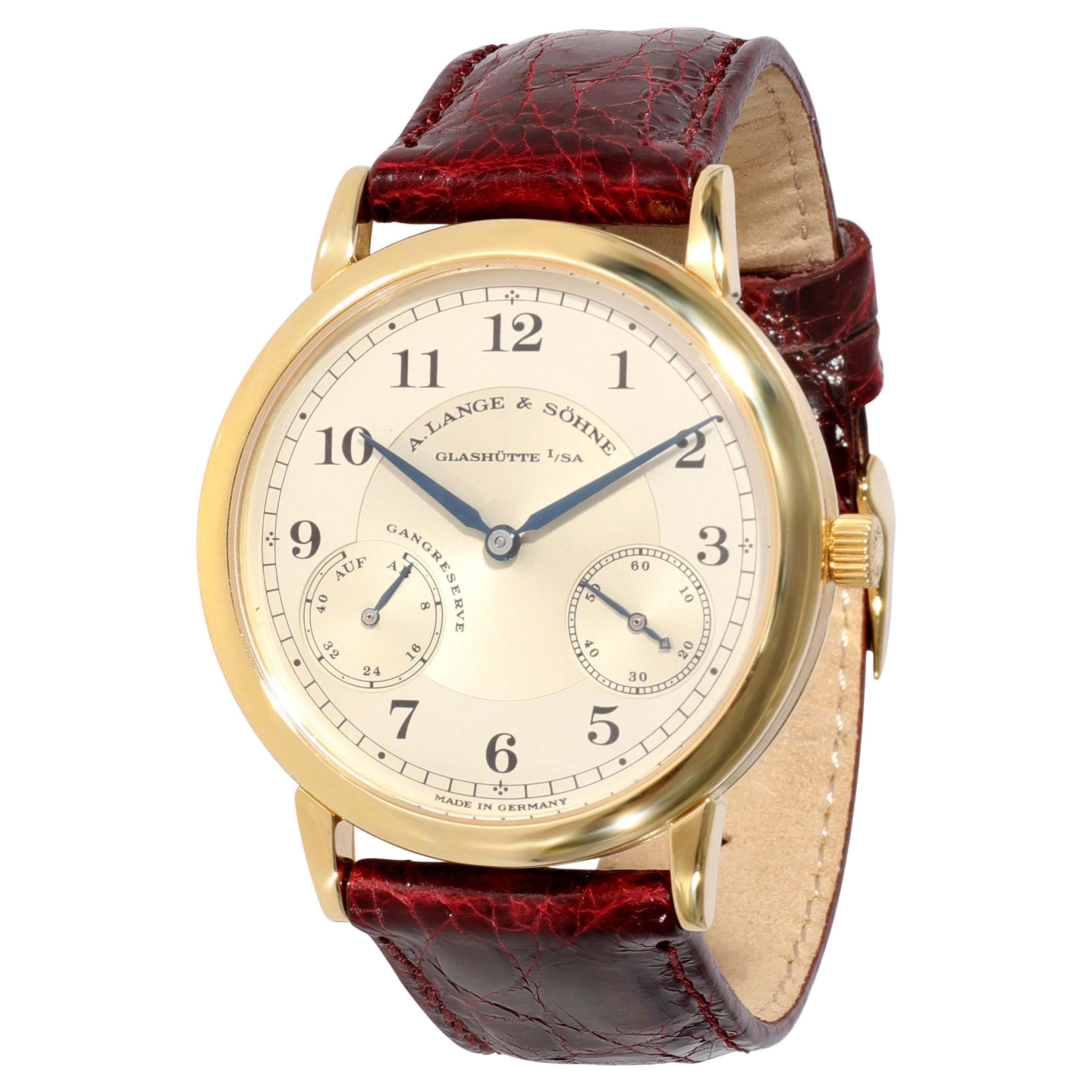 A. Lange and Sohne 1815 Up and Down 18k Rose Gold Watch 221.032 Box ...