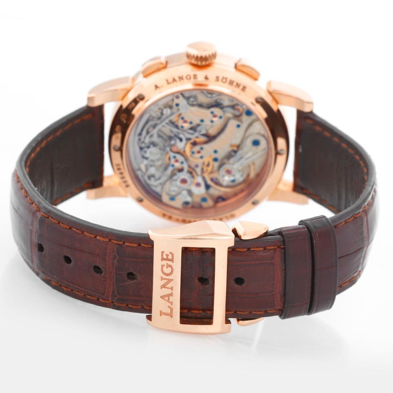 A. Lange and Sohne Datograph Flyback Rose Gold Men's Watch 403.032 at ...