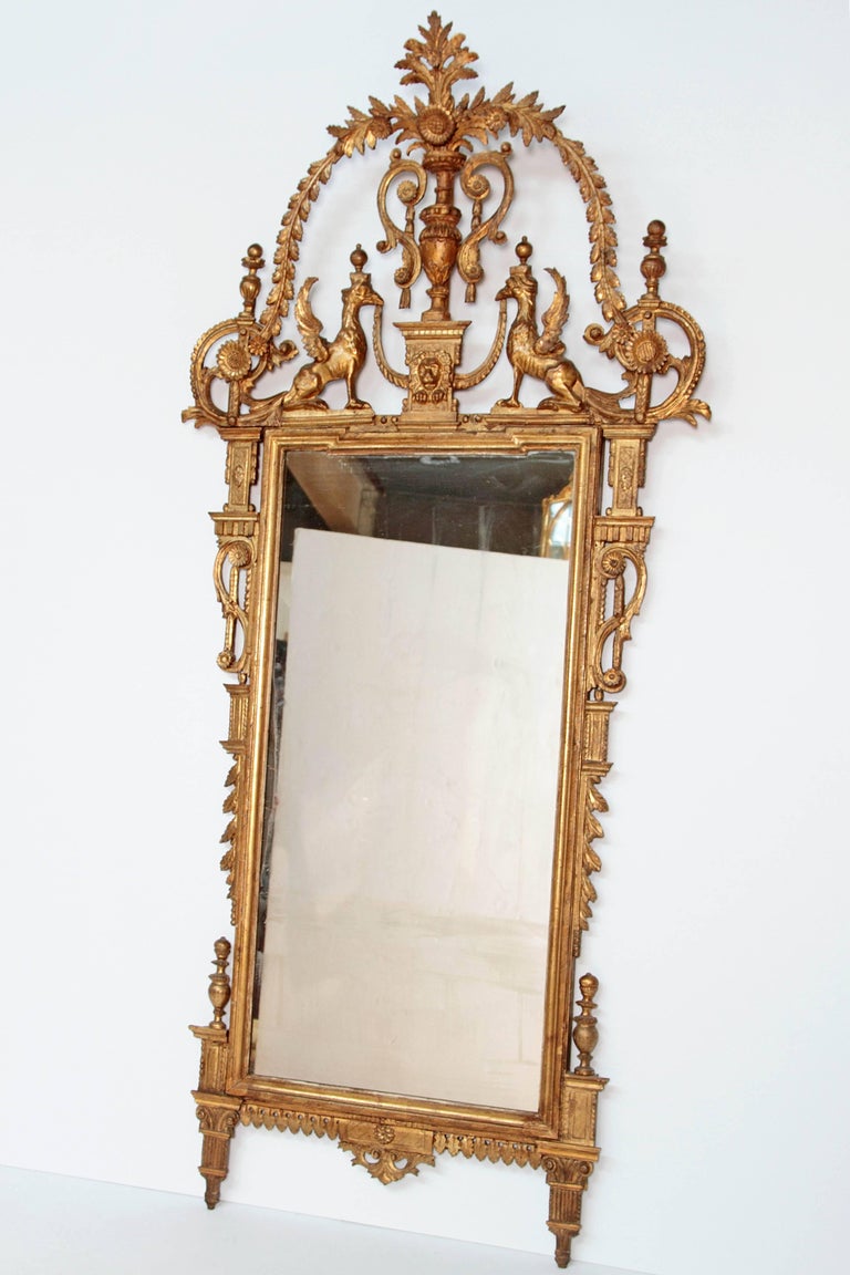 A Large 18th Century Italian Neoclassical Mirror at 1stDibs