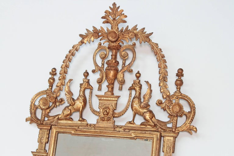 A Large 18th Century Italian Neoclassical Mirror at 1stDibs